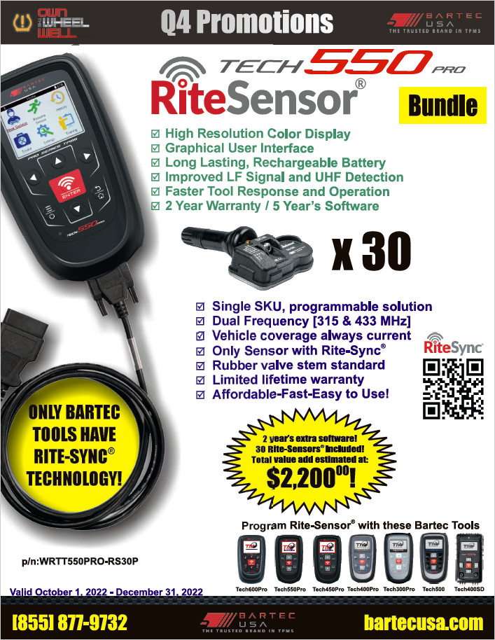 USA TPMS Tool Promotions | Bartec USA LLC