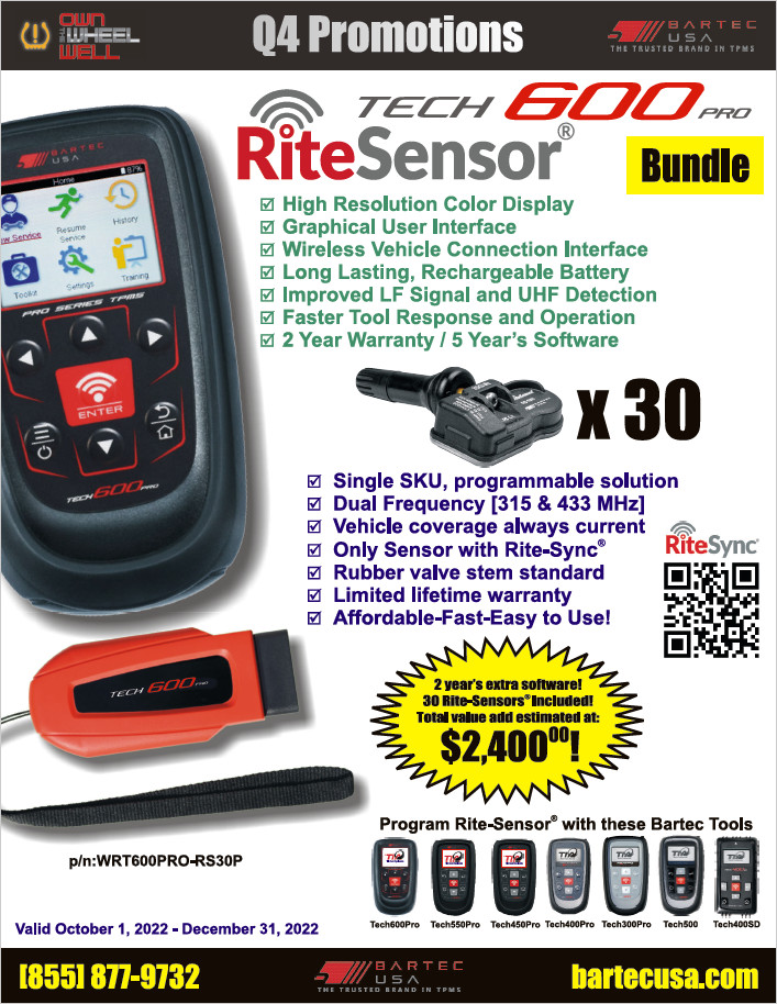USA TPMS Tool Promotions | Bartec USA LLC