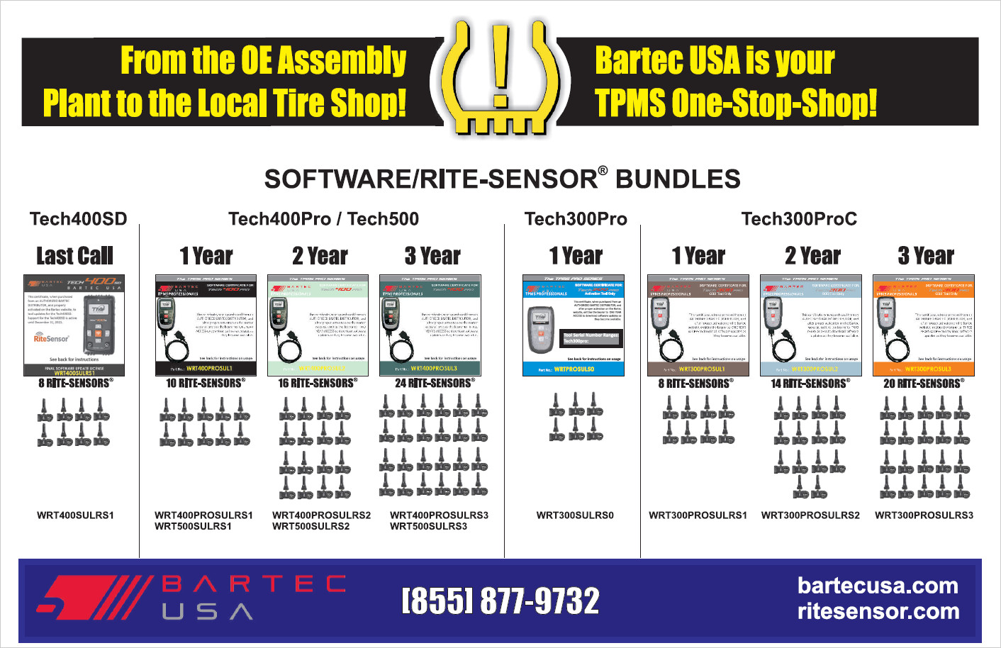 Canada TPMS Tool Promotions | Bartec USA LLC